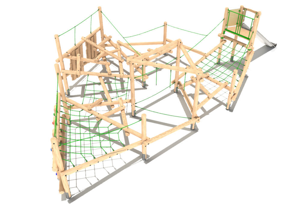 Clamber Stack Playground Climbing Frames - A E Evans