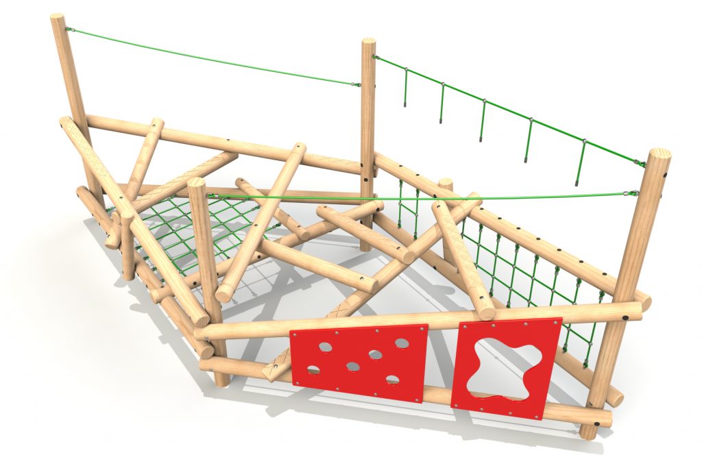 Clamber Stack Playground Climbing Frames - A E Evans