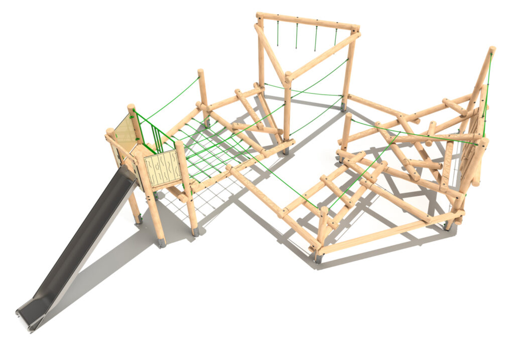 Clamber Stack Playground Climbing Frames - A E Evans