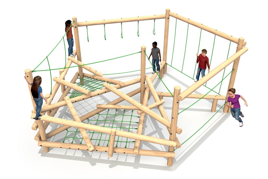 Clamber Stack Playground Climbing Frames - A E Evans