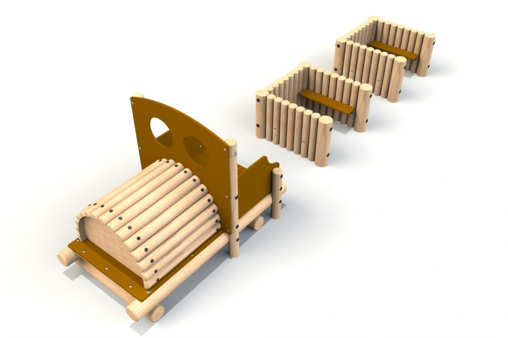 Timber Express Train - A E Evans