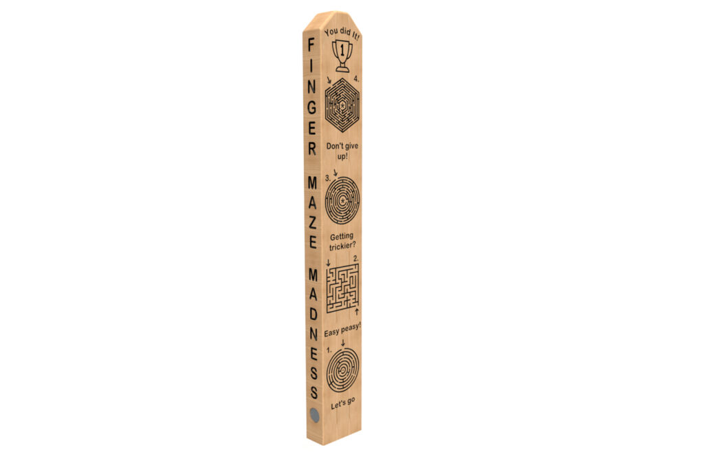 Treasure Map Totem Pole - A E Evans