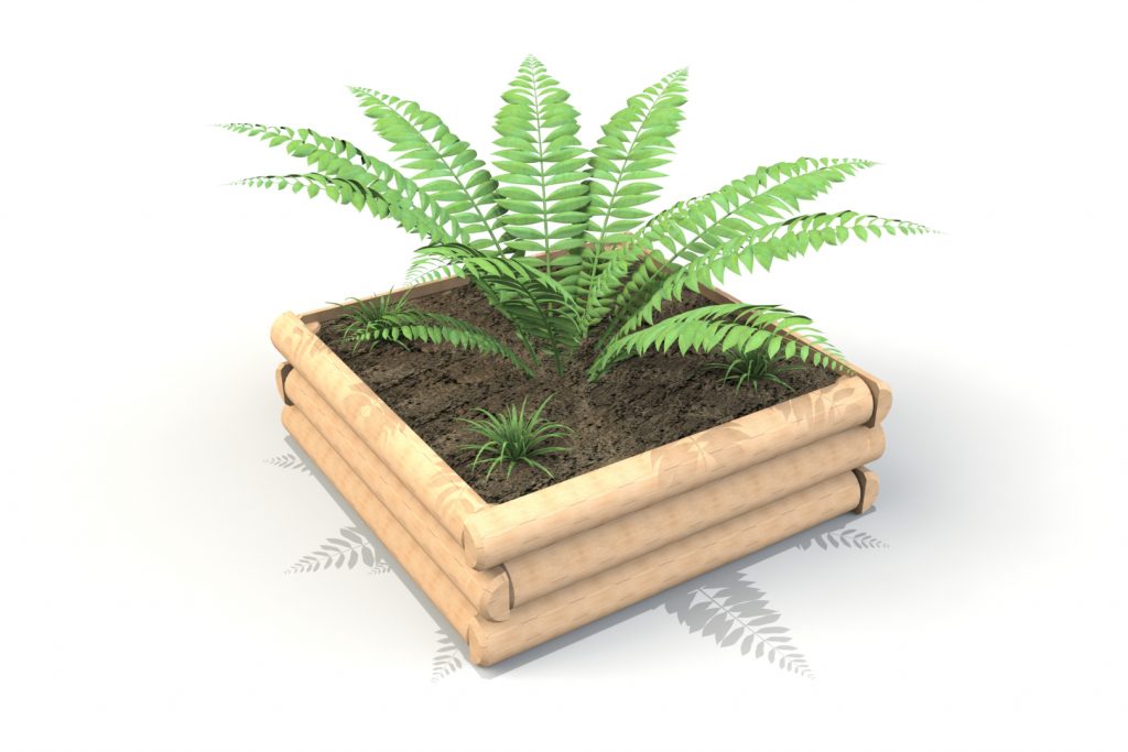 2.4m Sleeper Planter - A E Evans