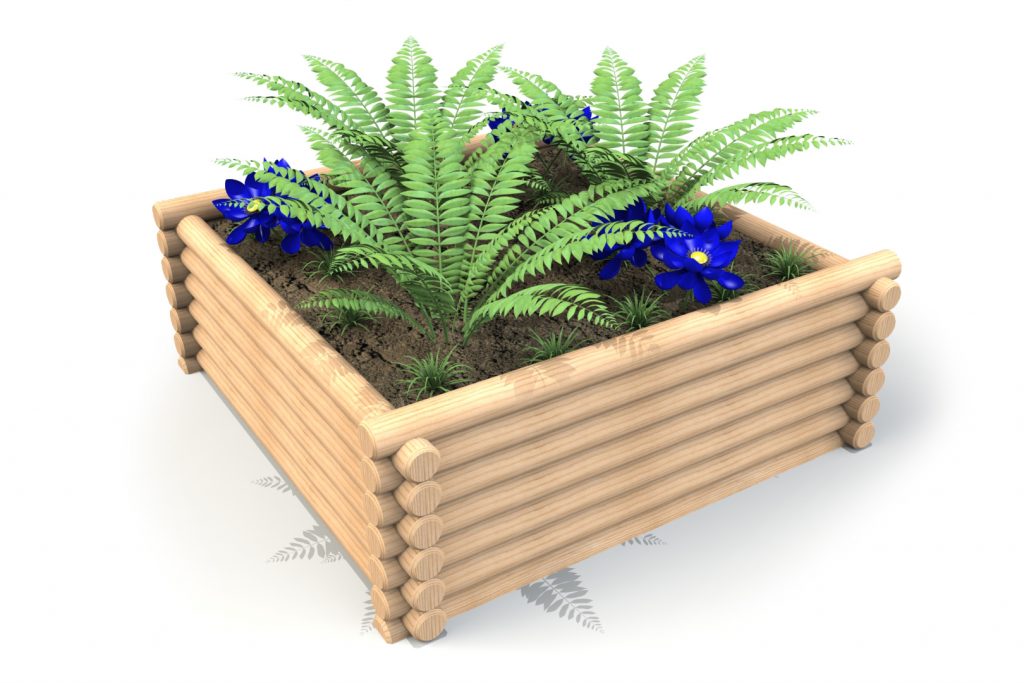 2.15m 3 Tier Sleeper Planter - A E Evans