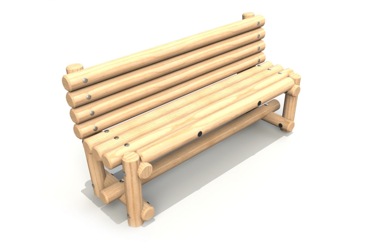 2.4m Sleeper Bench - A E Evans