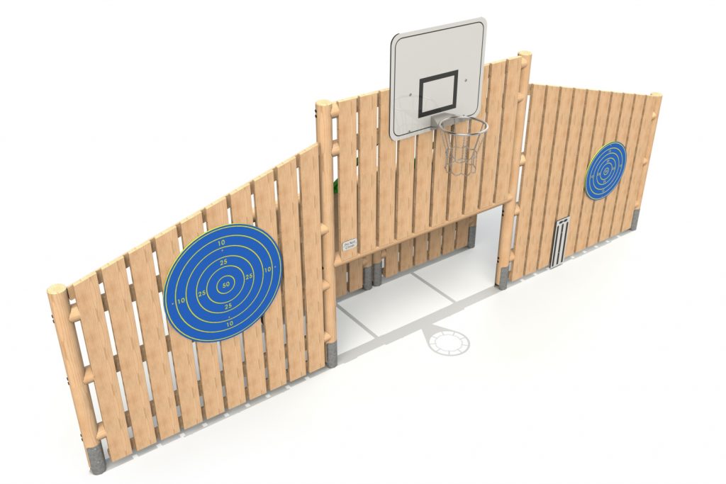 Timber Goal Wall - A E Evans