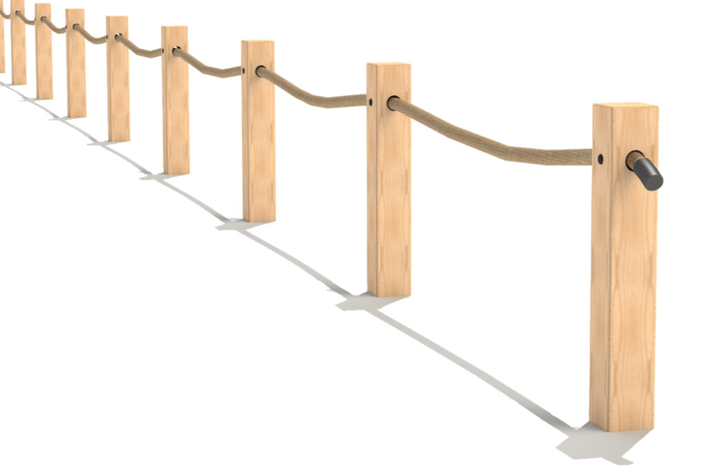 Post and Rope Fencing - A E Evans