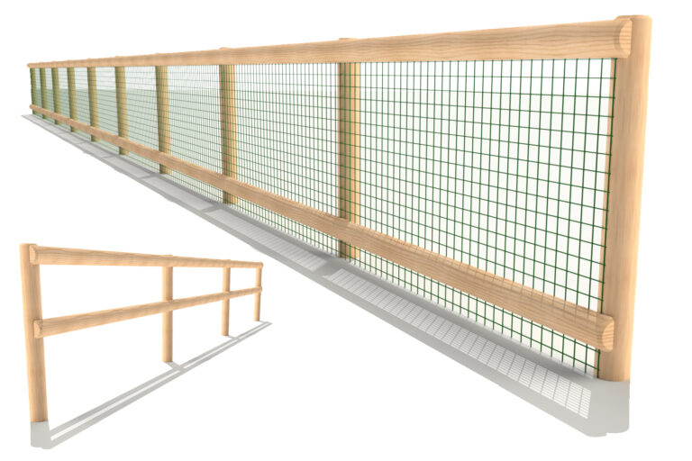 Knee Rail Fencing - A E Evans