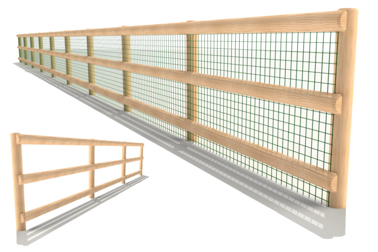 Knee Rail Fencing - A E Evans