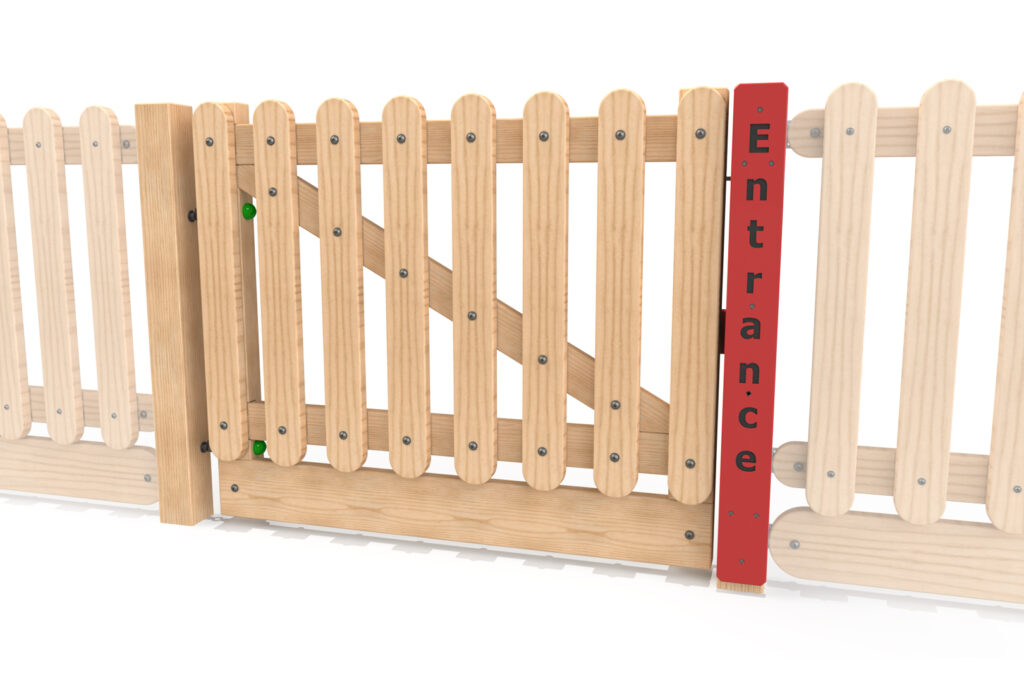 Incline Pro Fencing with Kickboard - A E Evans
